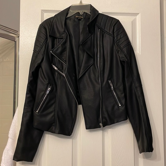 Jackets & Coats | Pleather Moto Jacket | Poshmark